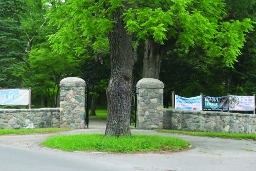 Stone wall at Spiegel Grove’s historic Harrison Gate repaired ...