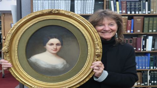 Hayes descendant donates original painting of president’s sister ...