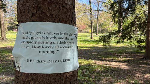 Find quotes about President Hayes’ beloved estate on trees at Spiegel ...