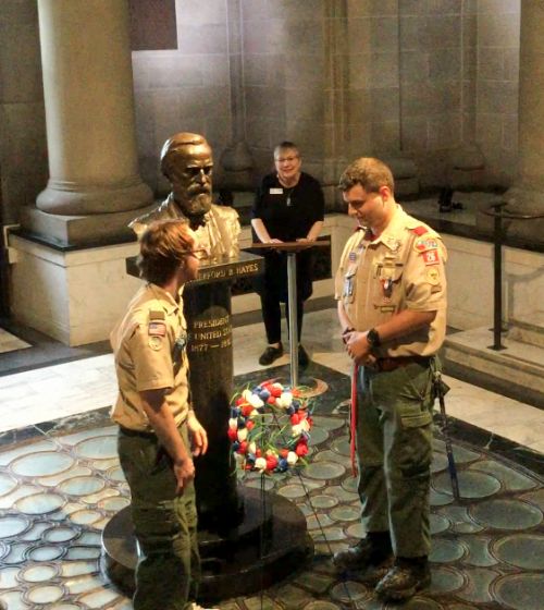 Eagle scouts to lay wreath at Hayes Presidential in honor of Rutherford ...